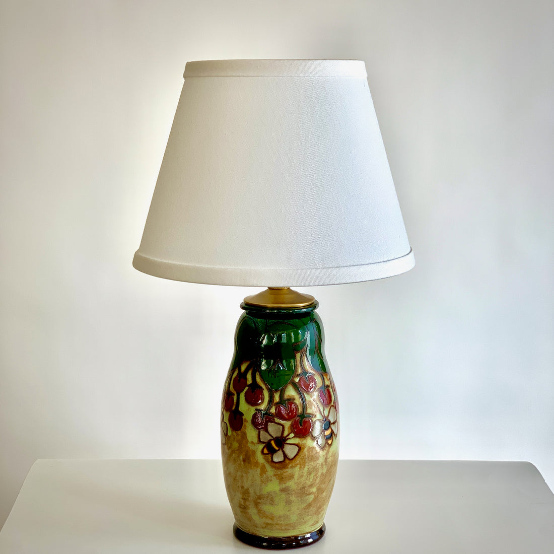 Marina Bosetti Cherry + Bee Table Lamp – New Morning Gallery