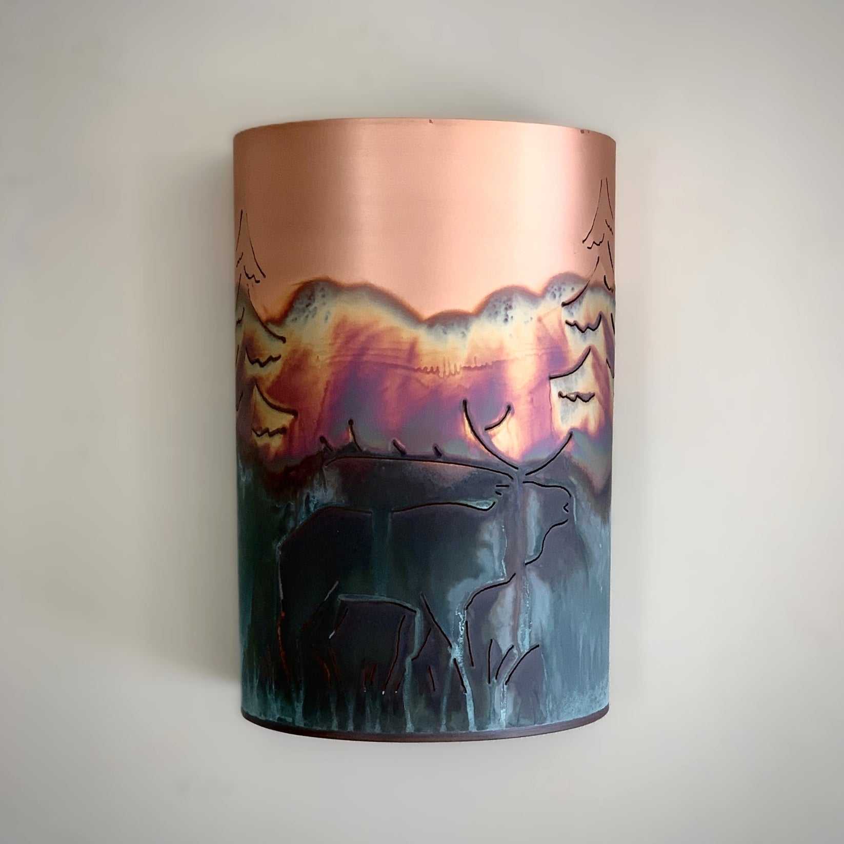 Kohler Lamp & Shade Elk Copper Sconce – New Morning Gallery