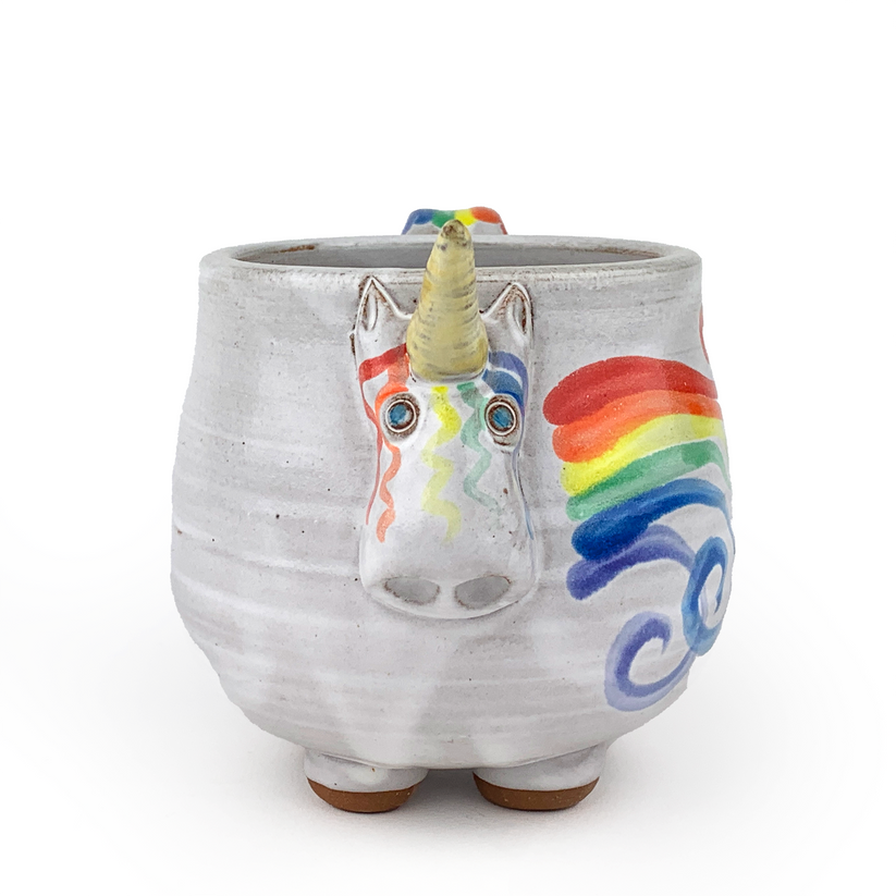 Mudworks Pottery Elwood the Unicorn Mug – New Morning Gallery