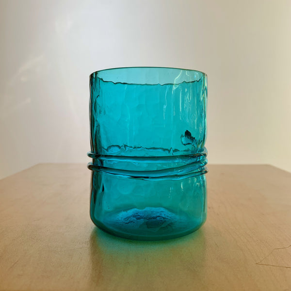 Esteban Prieto Teal Short Tumbler – New Morning Gallery