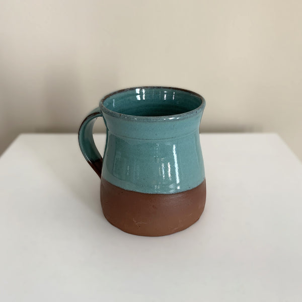 Patrick Rowe Mug, Teal/Rust – New Morning Gallery
