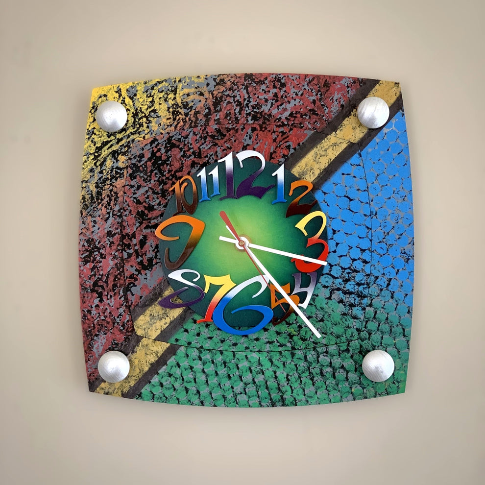 David Scherer "TV Jungle" Wall Clock – New Morning Gallery