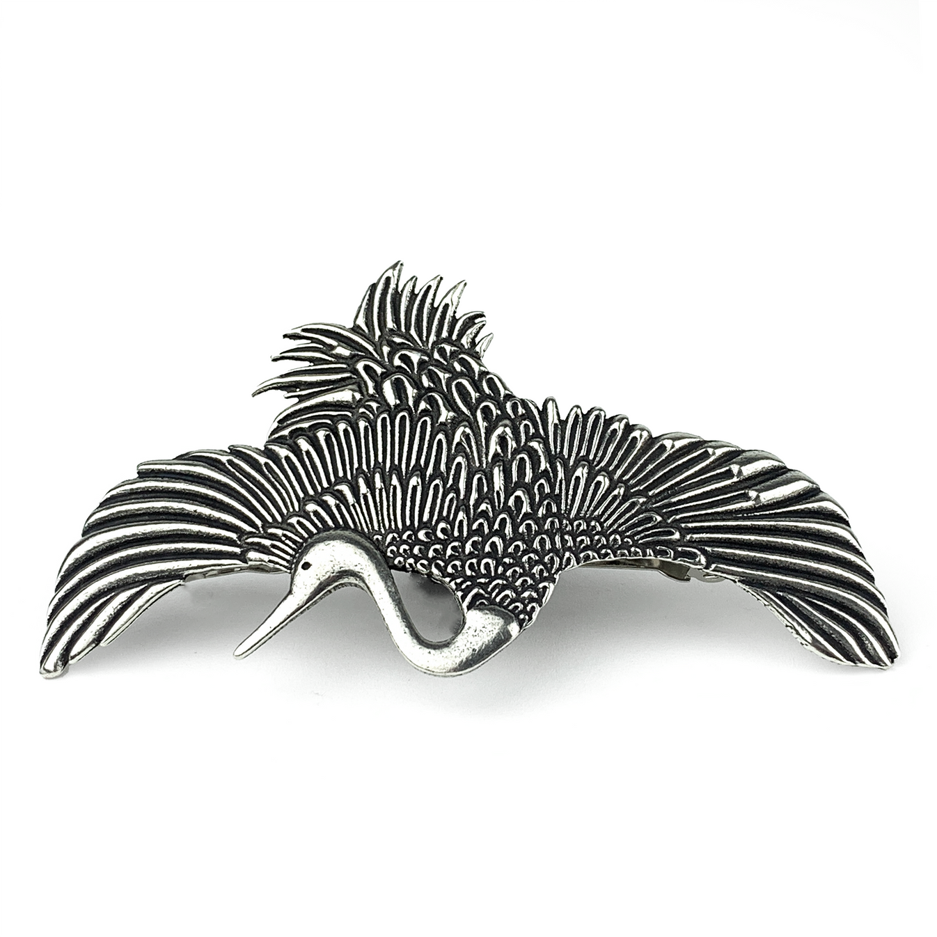 Oberon Design Large Crane Barrette – New Morning Gallery