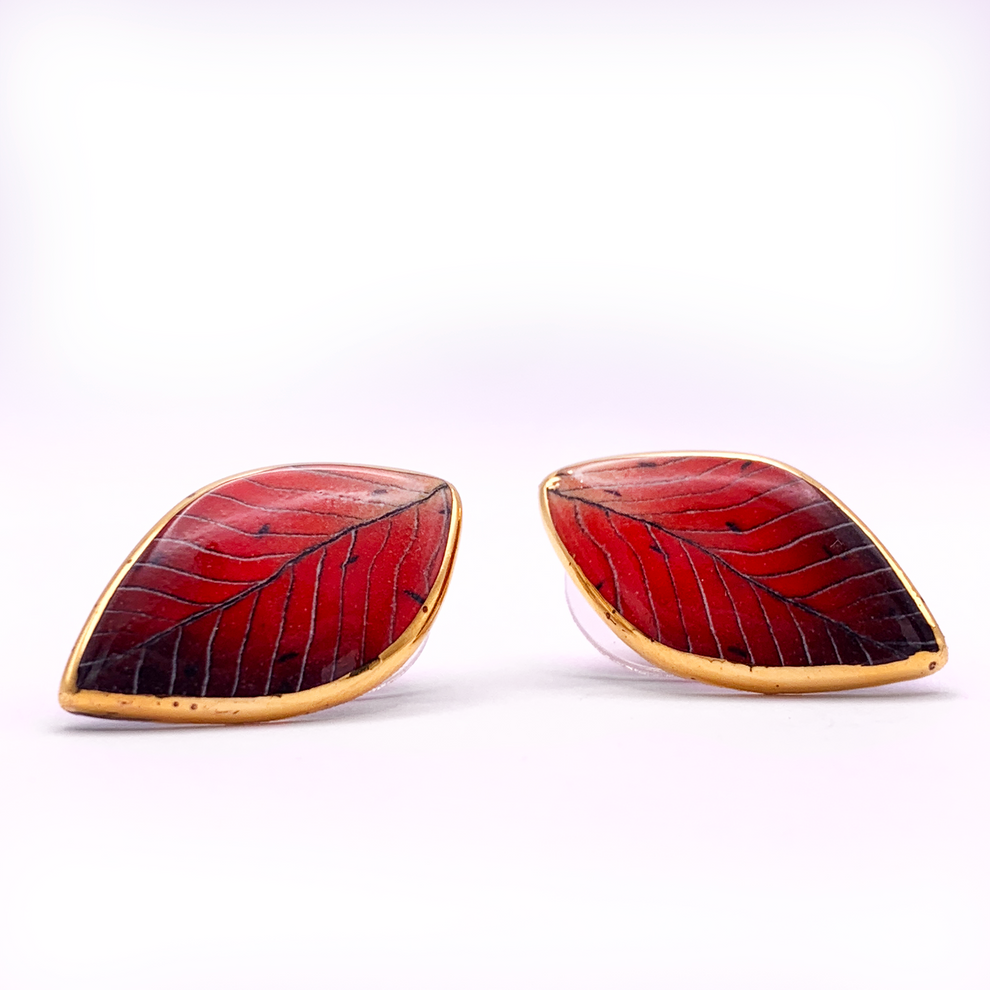 Daaman Fall Leaf, Small Post – New Morning Gallery