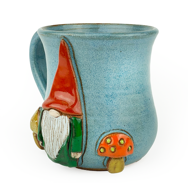 Mudworks Pottery Gnome and Mushrooms Mug – New Morning Gallery