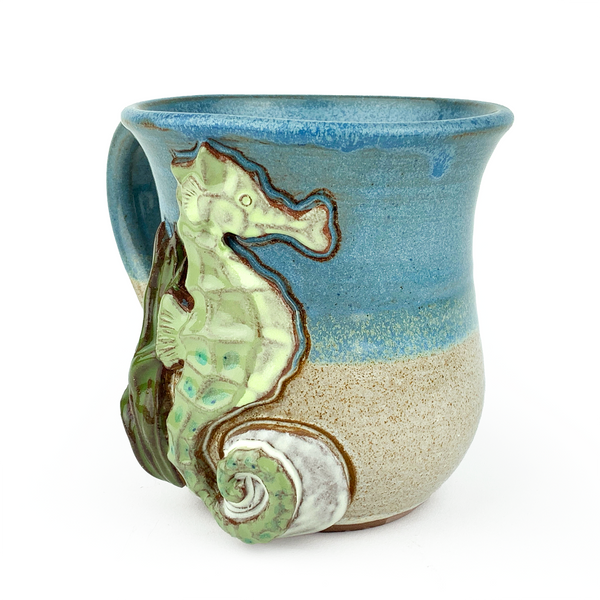 Mudworks Pottery Seahorse Mug – New Morning Gallery