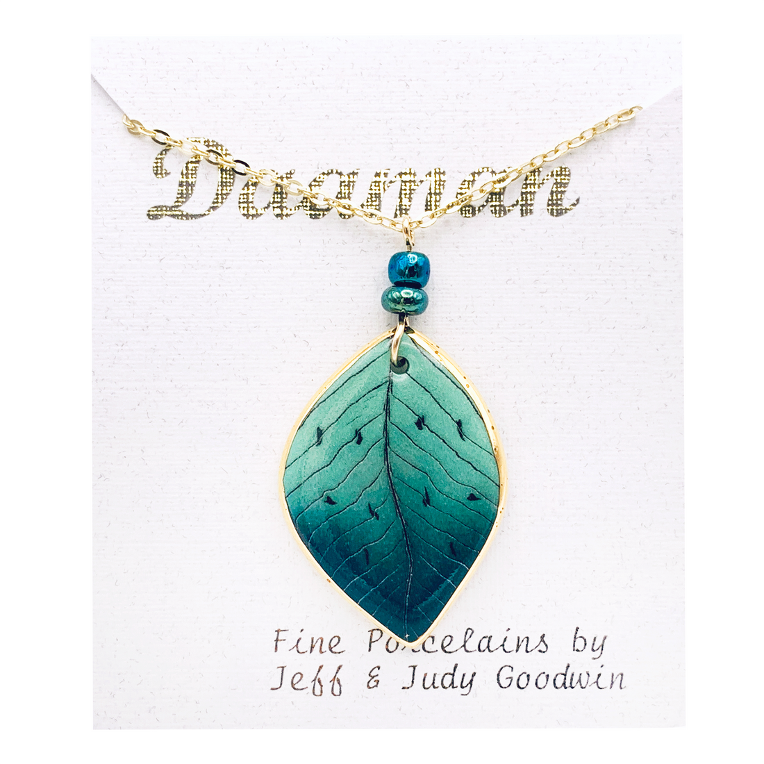 Daaman Green Leaf Necklace – New Morning Gallery