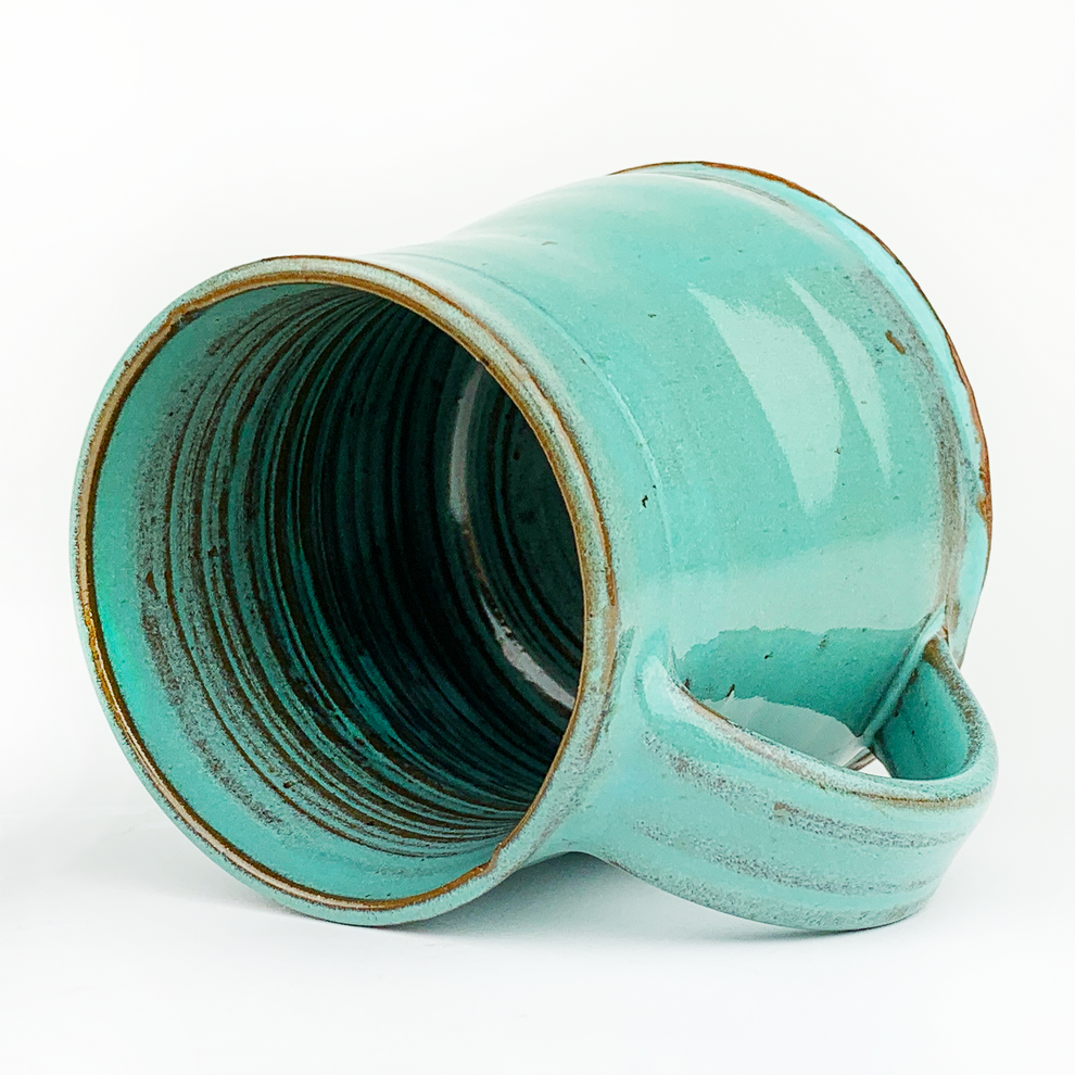 Patrick Rowe Mug Teal – New Morning Gallery